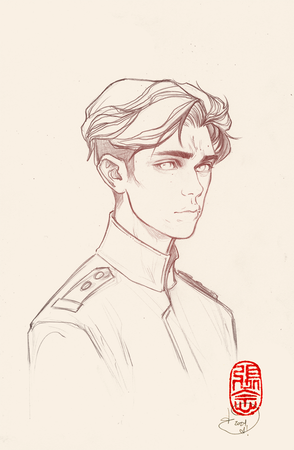 Adrien || Original Drawing - Oscen || Nen Chang x Liz Tecca