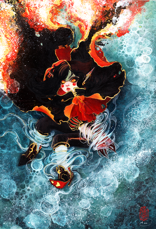 Shop all paintings by Nen Chang - Oscen || Nen Chang x Liz Tecca