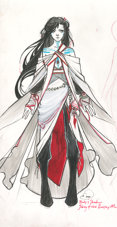 Jiling design || Original Sketch - Oscen || Nen Chang x Liz Tecca