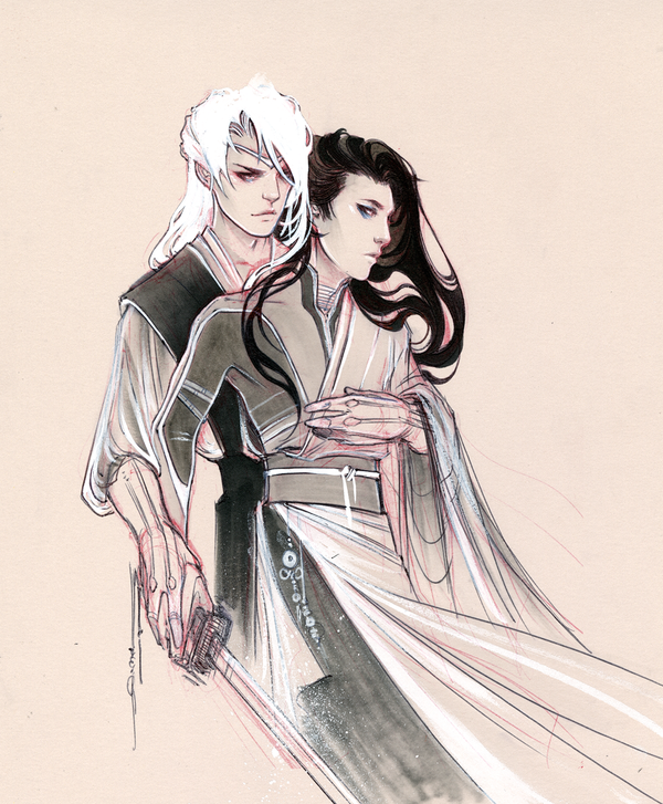 Quan and Li || Original Sketch - Oscen || Nen Chang x Liz Tecca