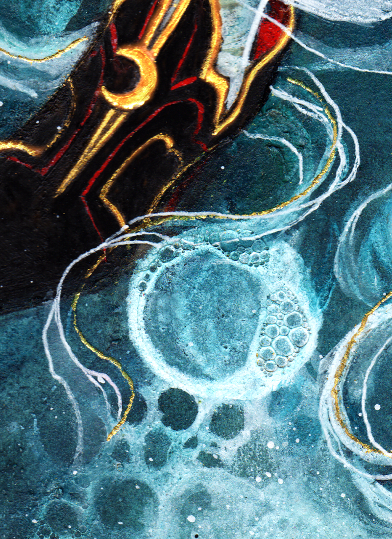 Paintings - Oscen || Nen Chang x Liz Tecca